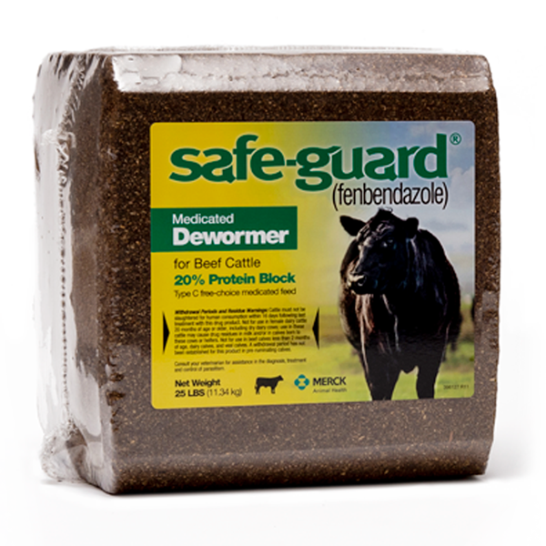 SAFE-GUARD® Sweetlix 20% Protein Blocks - Merck Animal Health USA